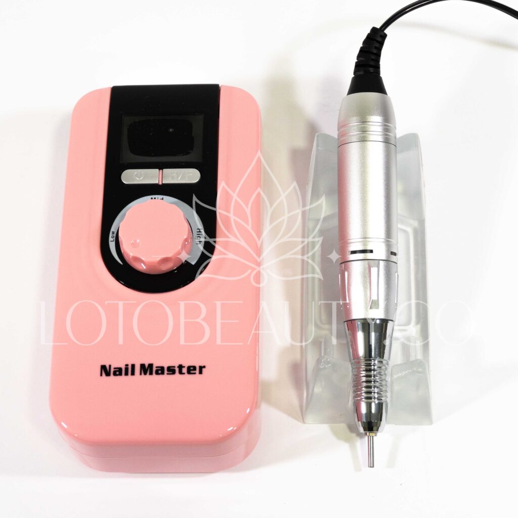Drill Inalámbrico Master Para Uñas De Uso Profesional De 35rpm Rosado - Lotobeauty